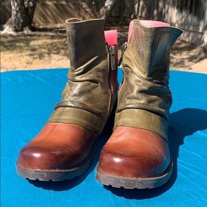 Jafa | Shoes | Jafa 229 Olive Brown Ankle Boots Size 37 | Poshmark